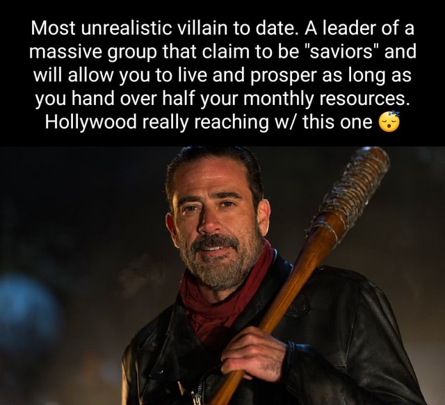 Most unrealistic villain to date. A leader of a massive group that ...