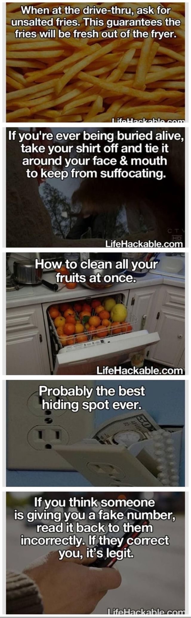 When at the drive-thru, ask for unsalted fries. This guarantees the ...