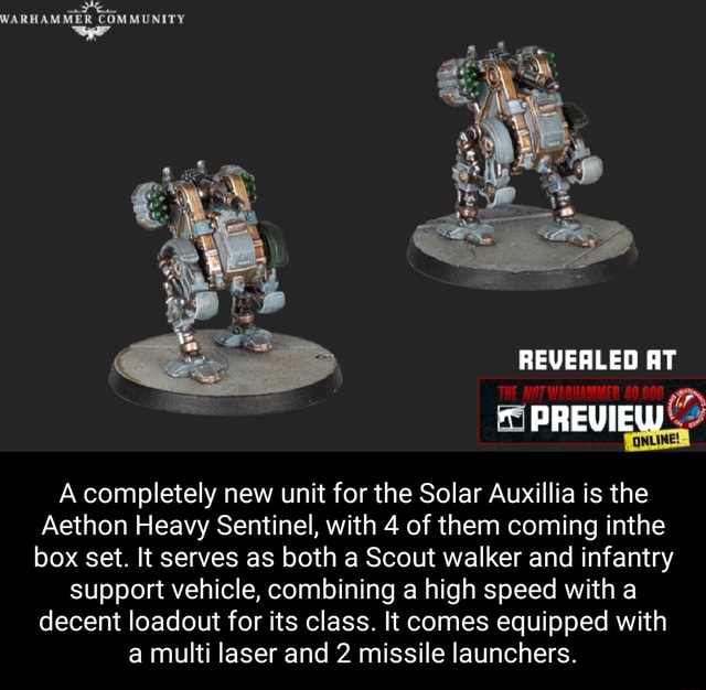 WARHAMMER COMMUNITY REVEALED AT THE MOT WARHAMMER 49,000 PREVIEW A ...