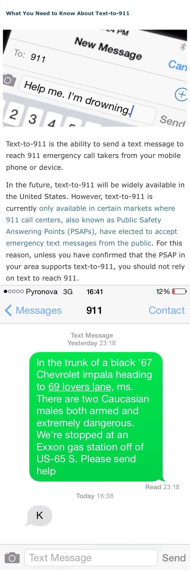 What You Need to Know About Text-to-911 To- 9 Text-to-911 is the ...