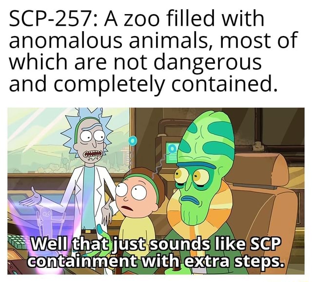 SCP-257: A zoo filled with anomalous animals, most of which are not dangerous and completely ...