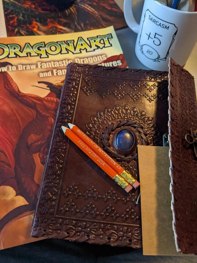 My SS delivers an awesome journal that will now deliver cryptic notes ...