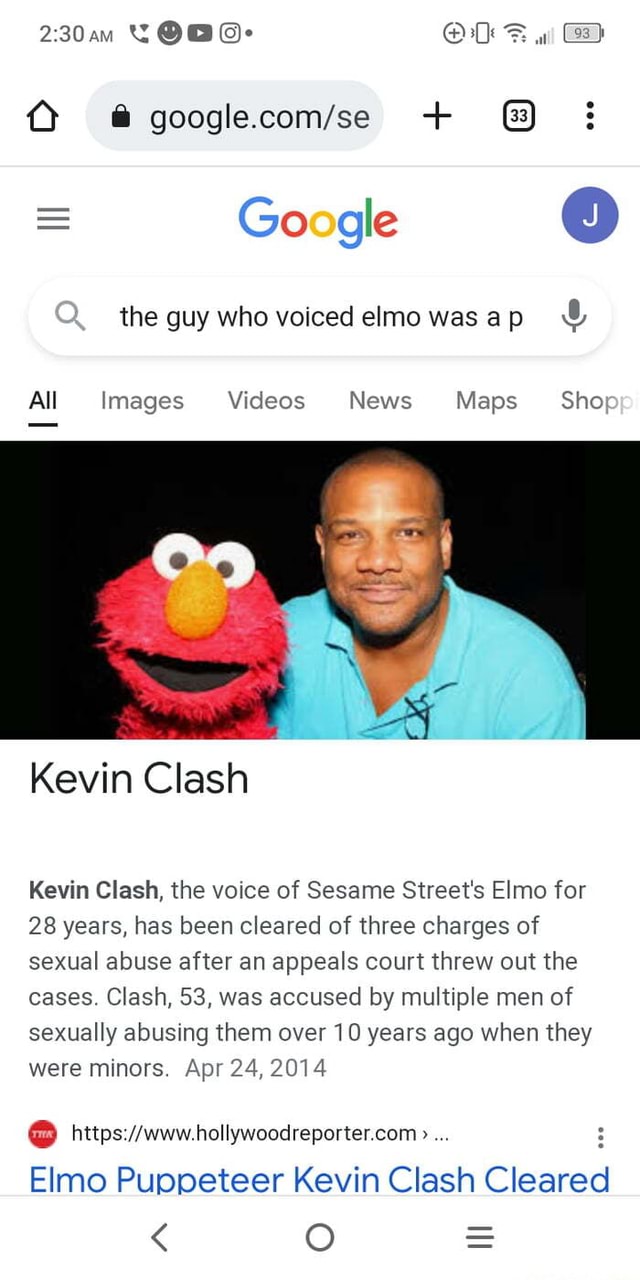Google the guy who voiced elmo was ap & All Images Videos News Maps Sho ...