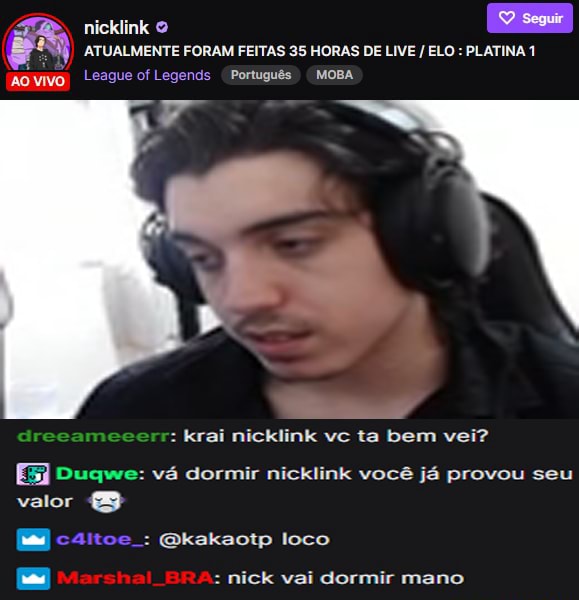 Nico linco pare nico linco :( - nicklink ATUALMENTE FORAM FEITAS 35 ...