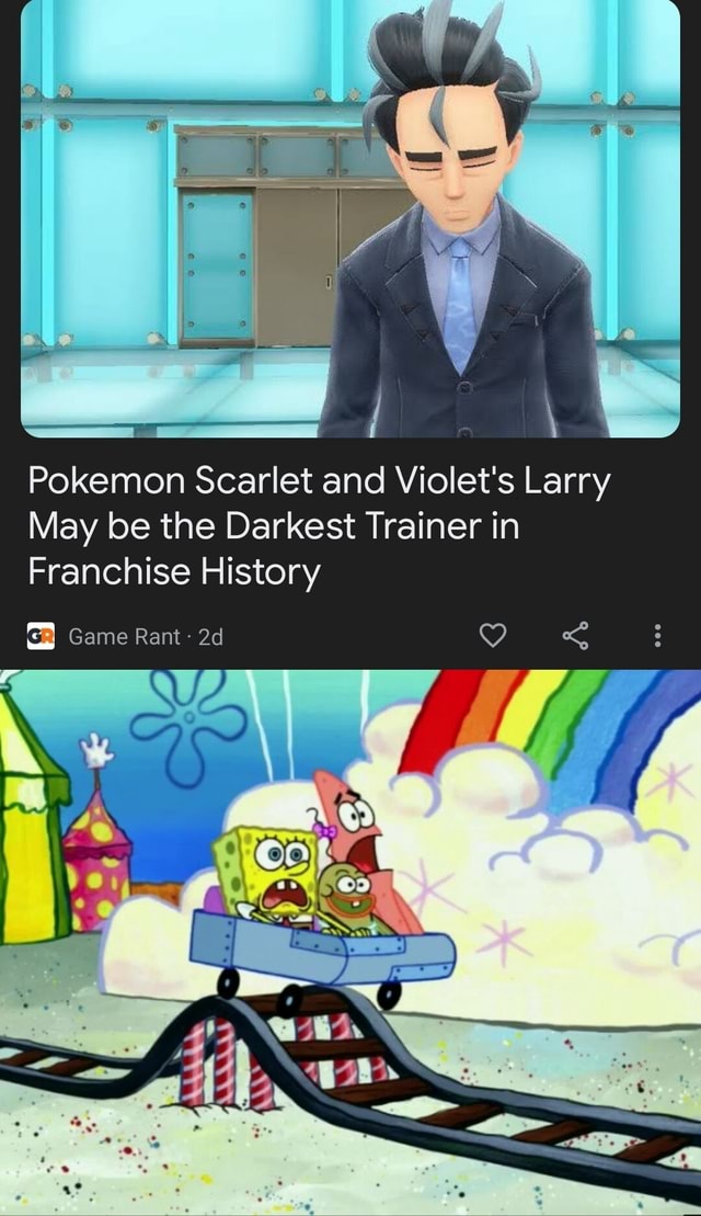 Pokemon Scarlet and Violet's Larry May be the Darkest Trainer in ...