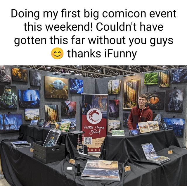 Doing my first big comicon event this weekend! Couldn't have gotten ...