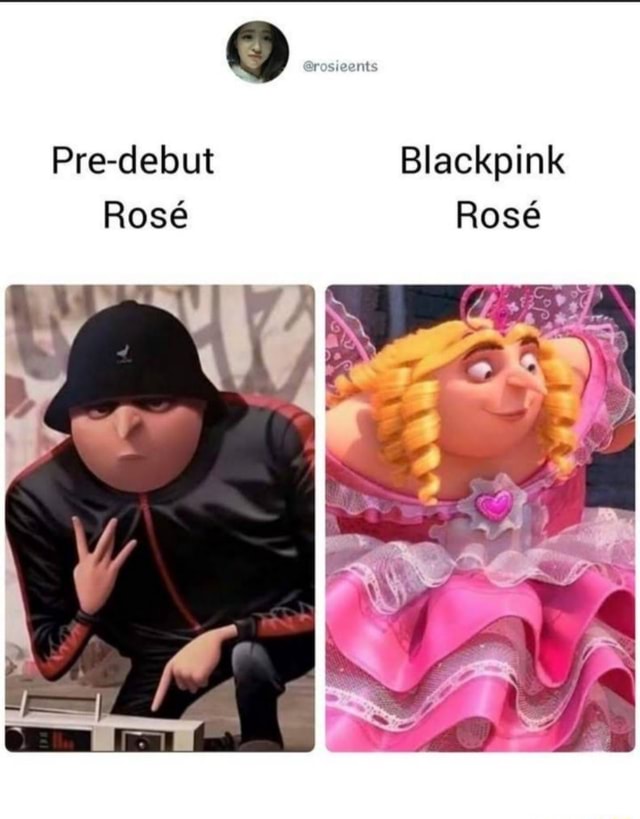 Pre-debut Blackpink Rose Rose - iFunny