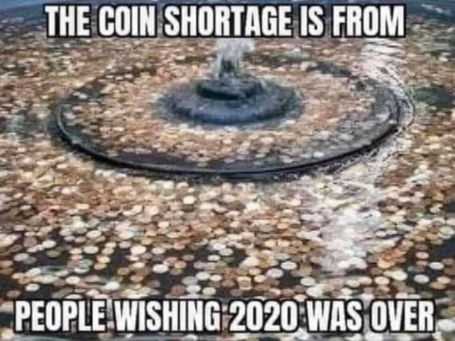 PEE COd SHORTAGE IS FROM WISHING 2020 WAS OYER - iFunny
