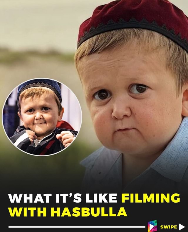 Behind the scenes of Hasbulla and his film crew via @hasbulla ...