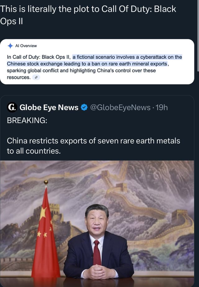 This is literally the plot to Call Of Duty: Black Ops Il Al Overview In ...