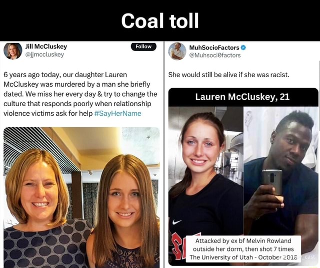 Coal toll @ Jill McCluskey @iimecluskey MuhSocioFactors 6 years ago ...