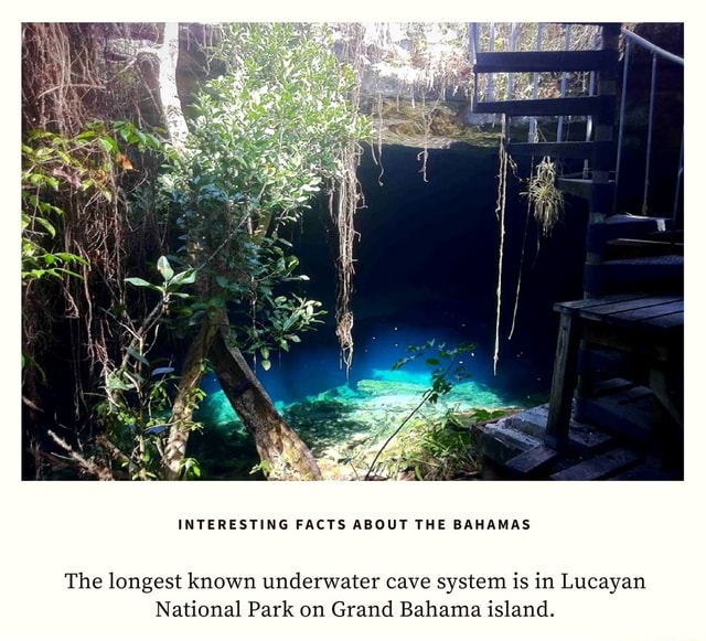 INTERESTING FACTS ABOUT THE BAHAMAS The longest known underwater cave ...