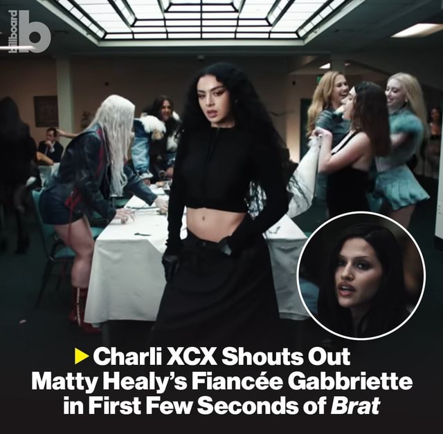 Charli XCX is permanently tied to The s frontman Matty Healy and model Gabbriette Bechtels love ...