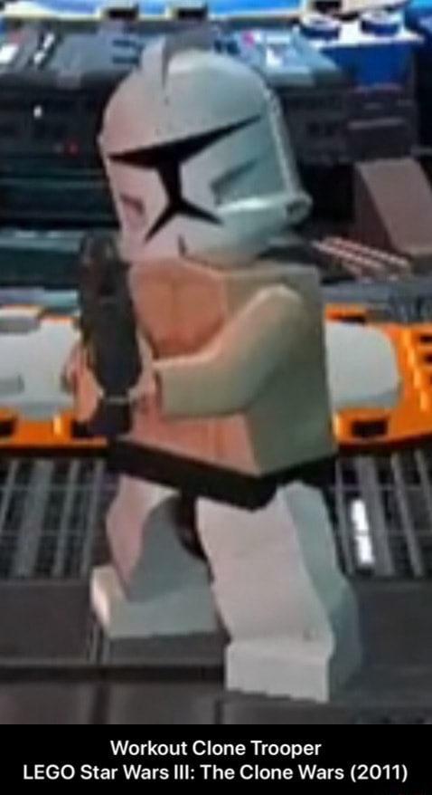 Workout Clone Trooper LEGO Star Wars III: The Clone Wars (2011 ...