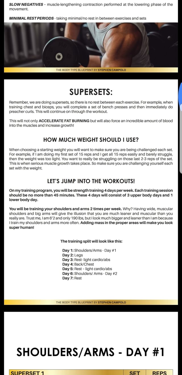 SLOW NEGATIVES muscle-lengthening contraction performed at the lowering ...