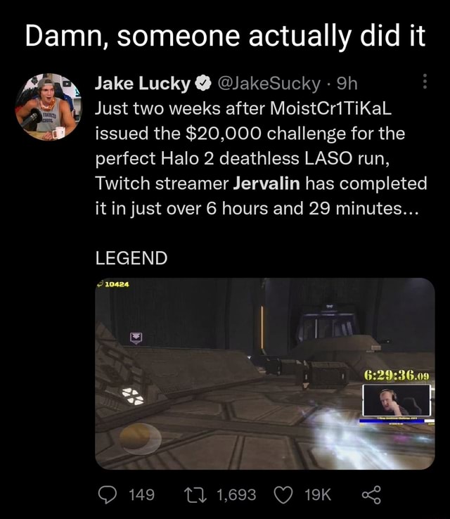 Damn, someone actually did it Jake Lucky @ @JakeSucky Just two weeks ...