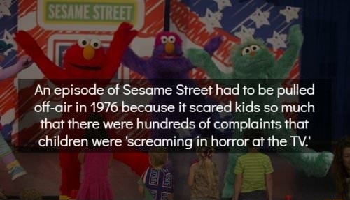 An episode of Sesame Street had to be pulled off-air in 1976 because it ...