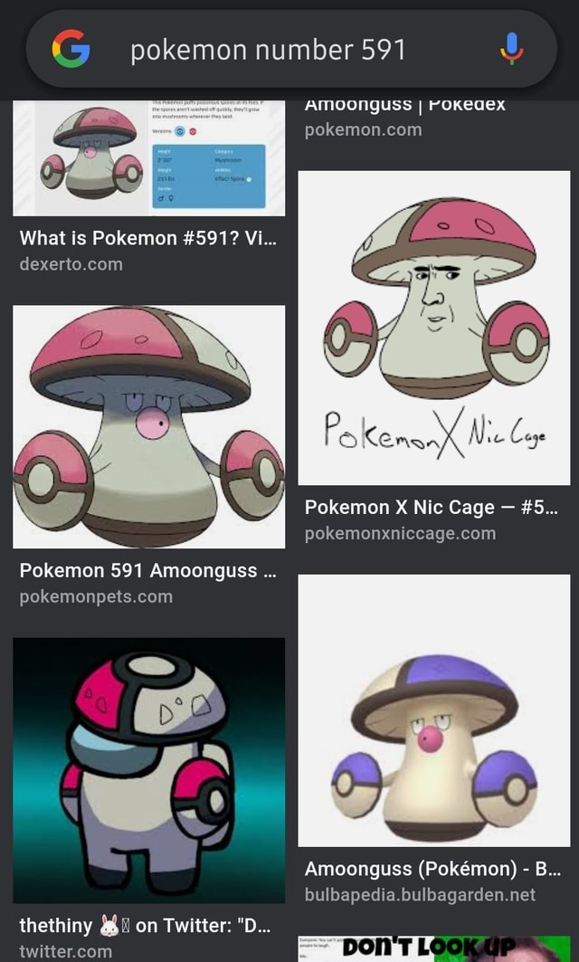 Pokemon number 591 Amoonguss I rOKeeGex pokemon com What is Pokemon ...