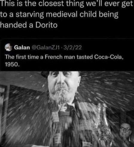 This is the closest thing we ever get to a starving medieval child ...