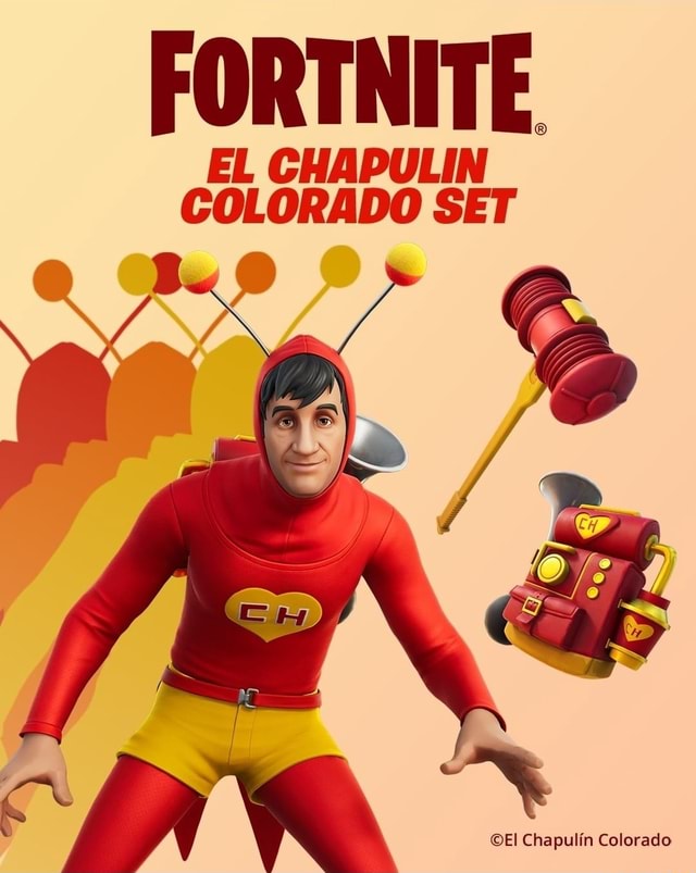 FORTNITE EL IN COLORADO SET GEI Chapulín Colorado - iFunny