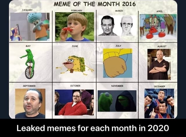 MEME OF THE MON FEBRUARY Leaked memes for each month in 2020 - Leaked ...