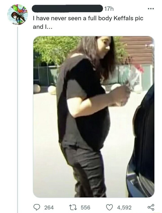 Trin I have never seen a full body Keffals pic and 264 556 4,592 - iFunny