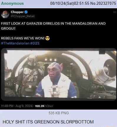 FIRST LOOK AT GARAZEB ORRELIOS IN THE MANDALORIAN AND. REBELS FANS WE ...