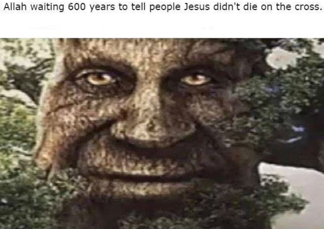 Allah waiting 600 years to tell people Jesus didn't die on the cross ...