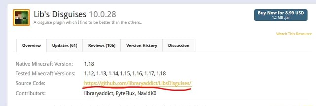 Lib's Disguises 10.0.28 A disguise plugin which I find to be better than the others.. Overview ...