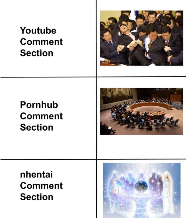 Youtube Comment Section Pornhub Comment Section nhentai Comment Section - iFunny