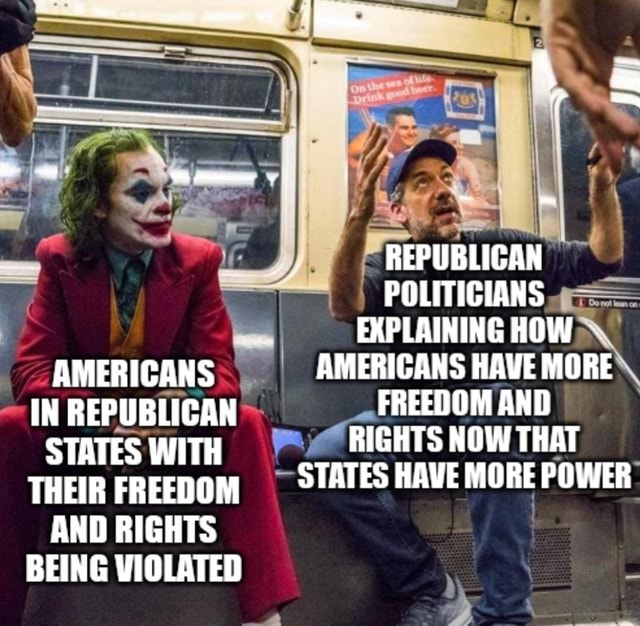 Freedom logic - AMERICANS IN REPUBLICAN STATES WITH THEIR FREEDOM AND ...