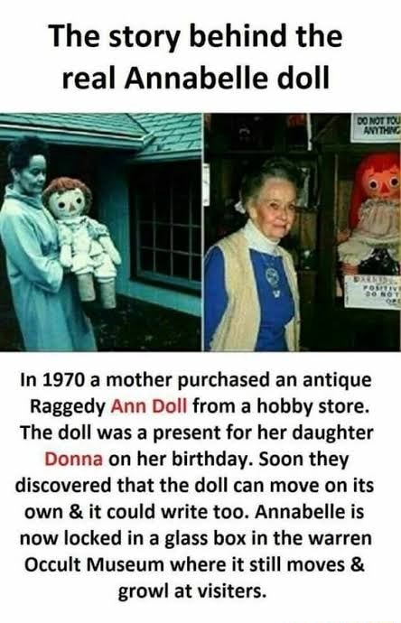 The story behind the real Annabelle doll In 1970 a mother purchased an ...