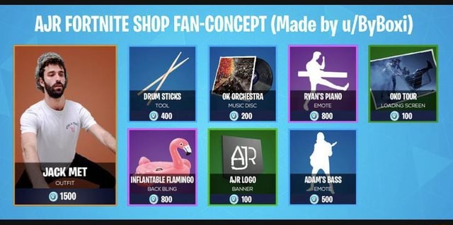 AIR FORTNITE SHOP FAN-CONCEPT (Made by ARCHESTRA ava can re % stu Sh JACK MET 1500 uth - iFunny