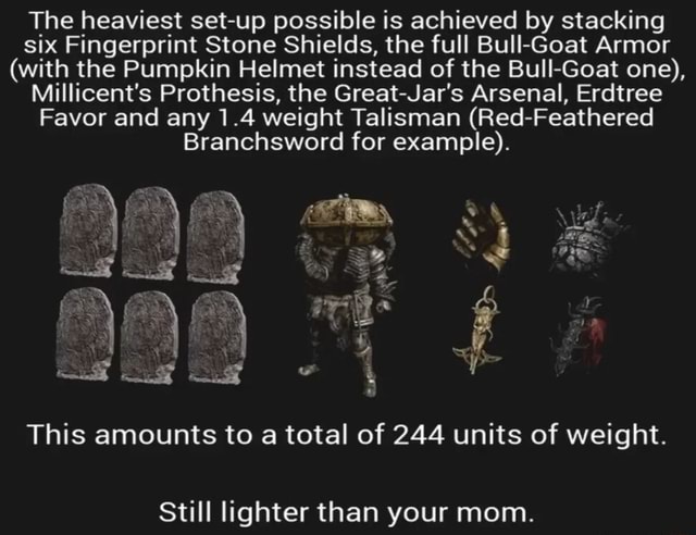 The heaviest set-up possible is achieved by stacking six Fingerprint ...