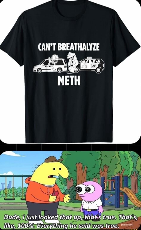 CAN'T BREATHALYZE METH Dude, tjust looked thai up, that's truc, Thai's ...