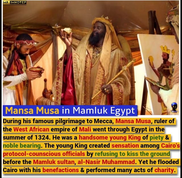 During his famous pilgrimage to Mecca, Mansa Musa, ruler of the West ...