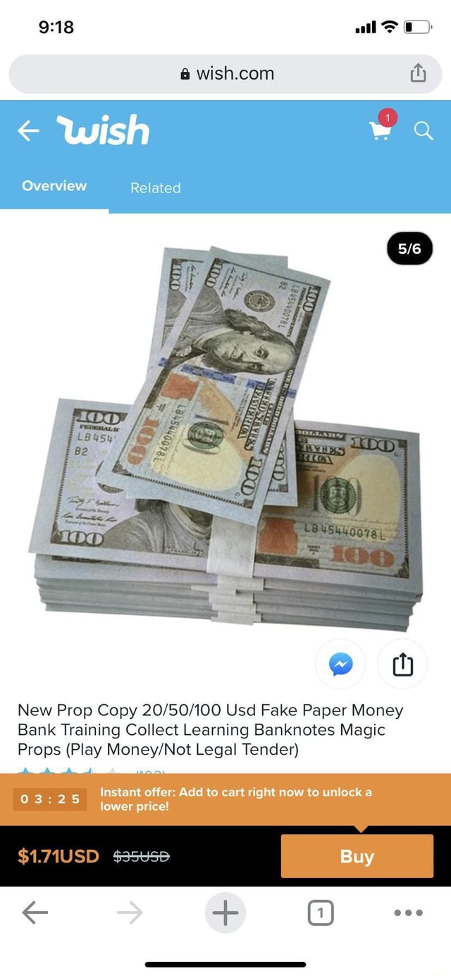 Wish Overview Related New Prop Copy Usd Fake Paper Money Bank Training ...