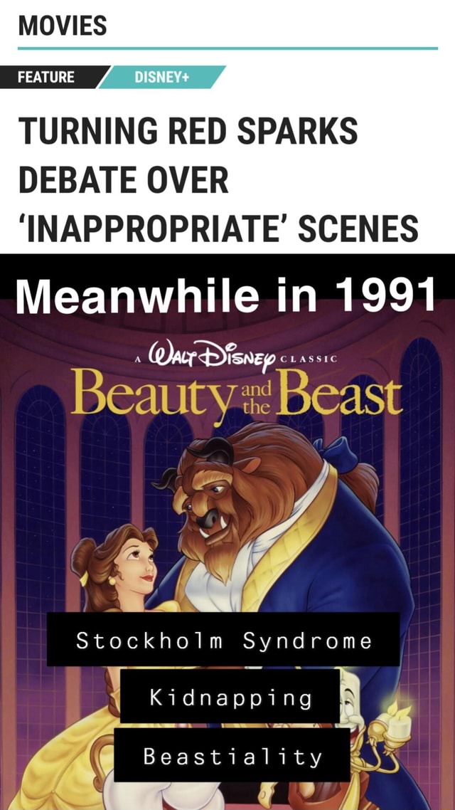 MOVIES FEATURE TURNING RED SPARKS DEBATE OVER 'INAPPROPRIATE' SCENES ...