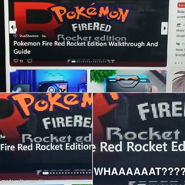 - (Gee How FIRERED Rocket edition Pokemon Fire Red Rocket Edition Walkthrough And I I Guide ...