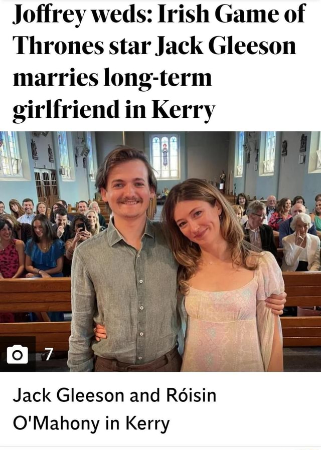 Joffrey Weds Irish Game Of Thrones Star Jack Gleeson Marries Long Term Girlfriend In Kerry Jack