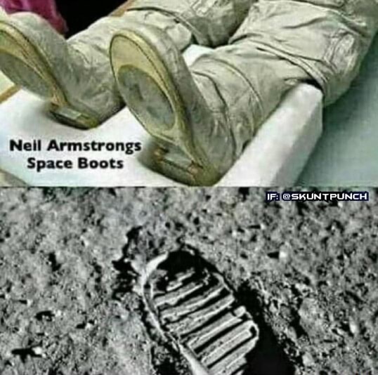 Neil Armstrongs Space Boots - iFunny