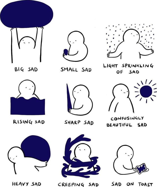 BIG SAD SMALL SAD RISING sAD SHARP SAD ec HEAVY SAD CREEPING SAD LIGHT ...