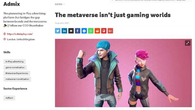 Admix Thepioneering in -Play advertising platform thac bridges the gap ...