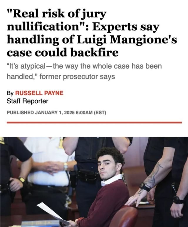 Chat is this rule - Chat is this rule "Real risk of jury nullification ...