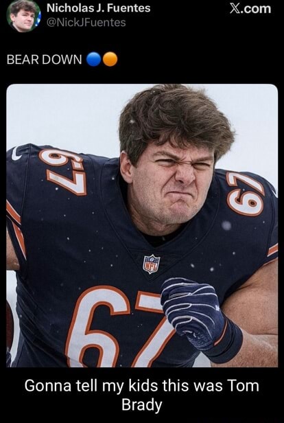 Nicholas J. Fuentes X.com BEAR DOWN Gonna tell my kids this was Tom ...