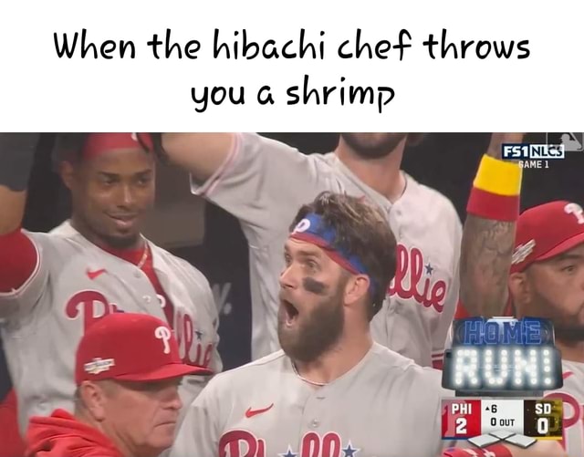 When the hibachi chef throws you shrimp - iFunny