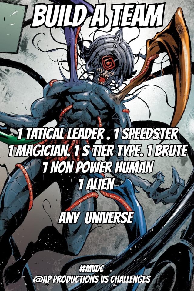BUILD AsTEAM TATICAL LEADER . 1 SPEEDS TER MAGICIAN, TIER TYPE. 1 BRUTE ...