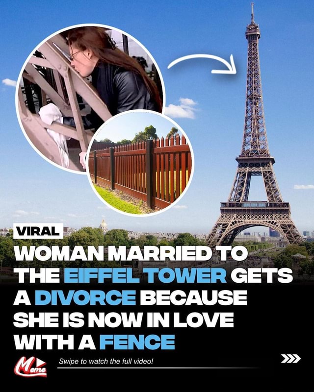 Erika LaBrie, the woman who famously “married” the Eiffel Tower in 2007 ...