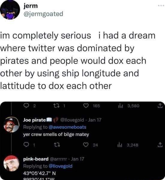 @jenngoated im completely serious had dream where twitter was dominated ...