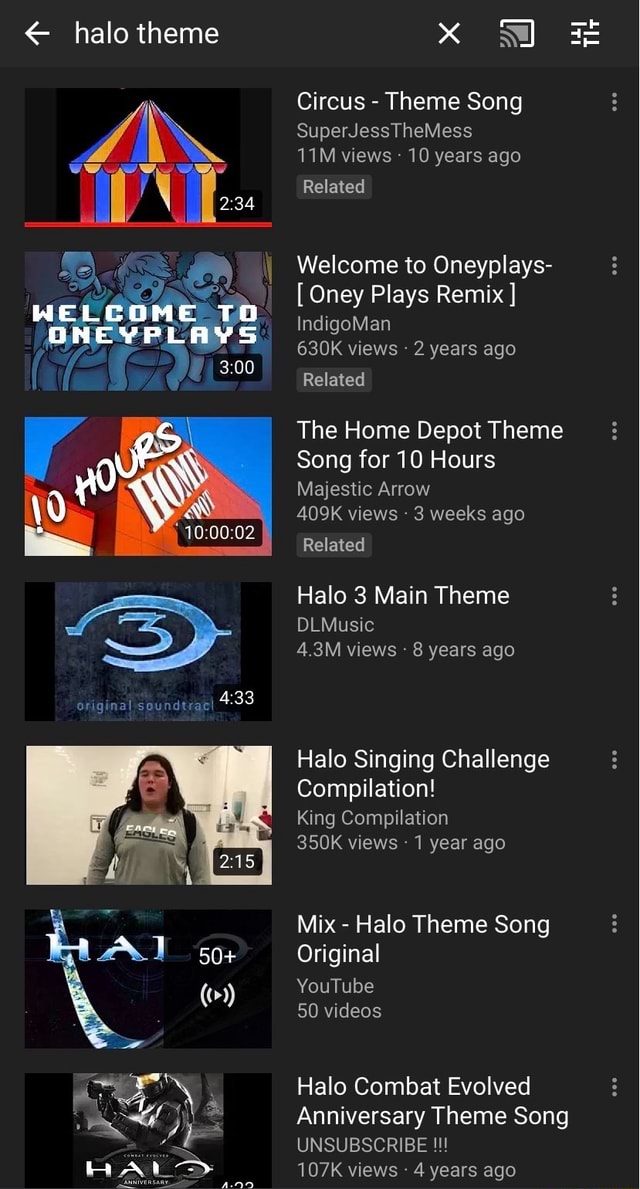 Halo theme original soundtracl xX Circus - Theme Song SuperJessTheMess ...